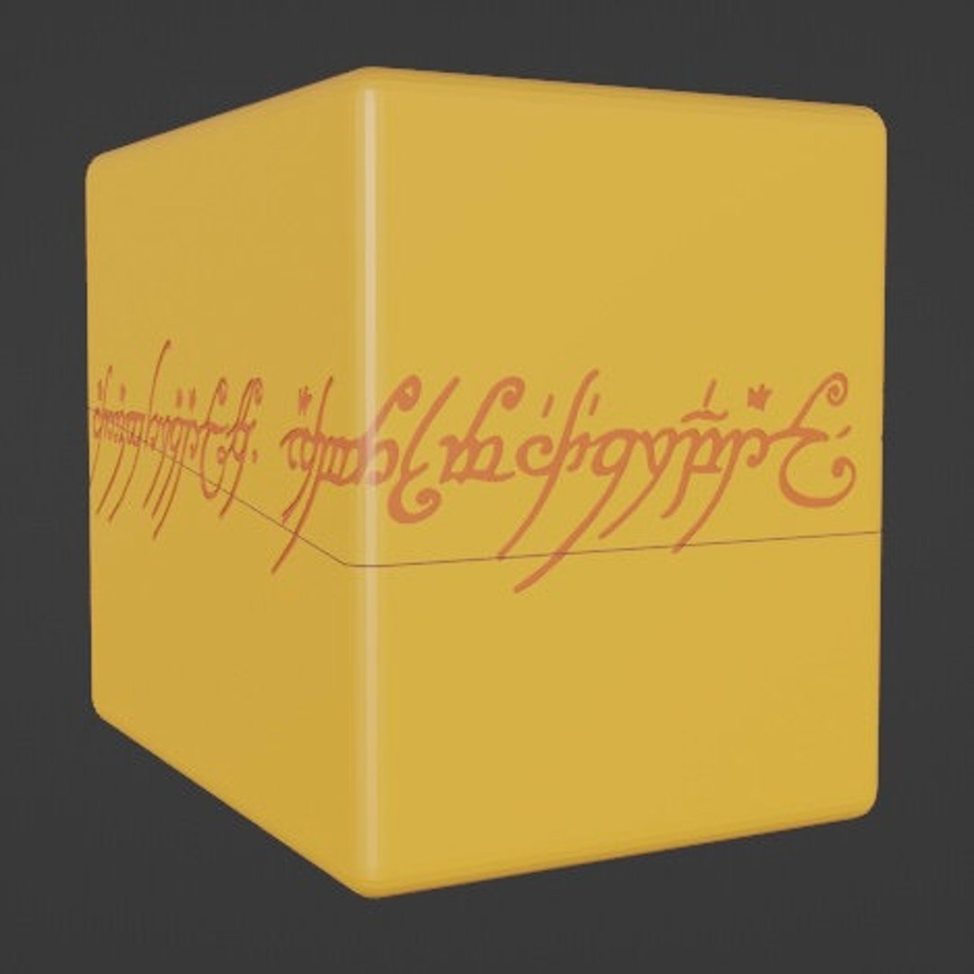 Deck Box - the One Ring - Triple Sleeved - STL Files - Etsy