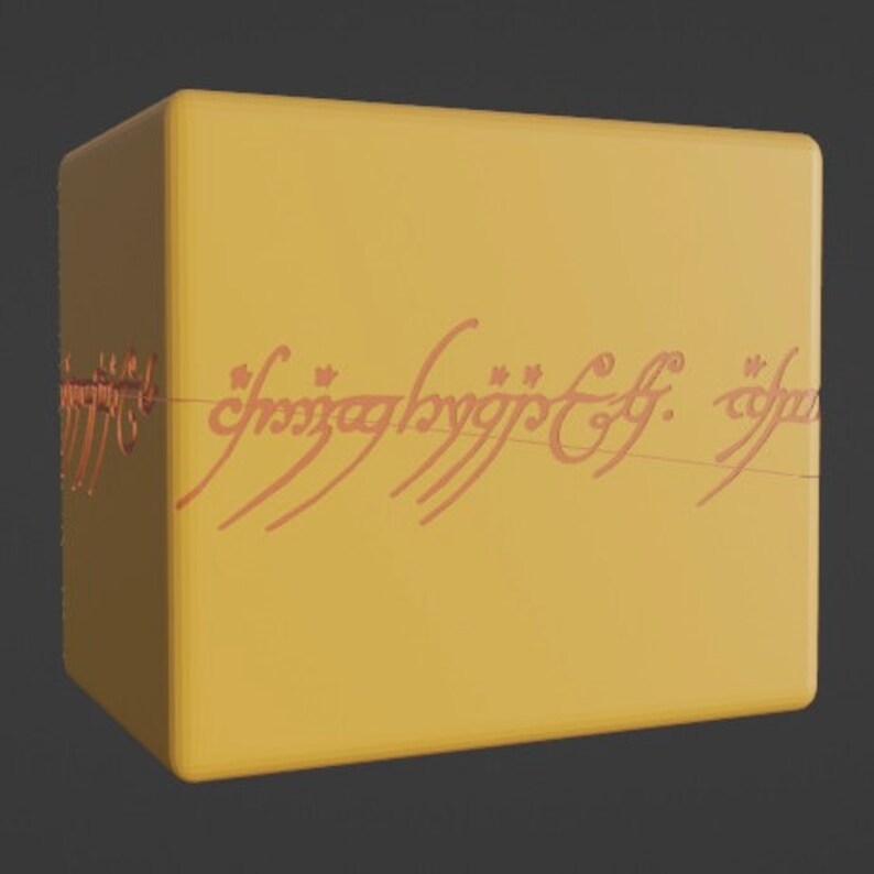 Deck Box - the One Ring - Triple Sleeved - STL Files - Etsy