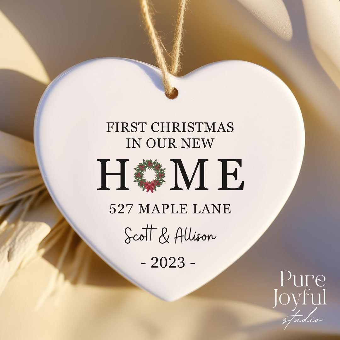 Personalized New Home Ornament - First Christmas in Our New Home ...