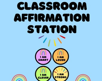 Flower Themed Classroom Affirmations, Classroom Affirmations ...