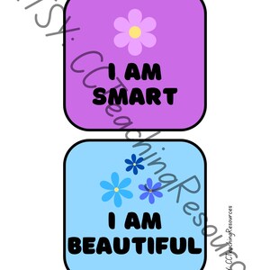 Flower Themed Classroom Affirmations, Classroom Affirmations ...