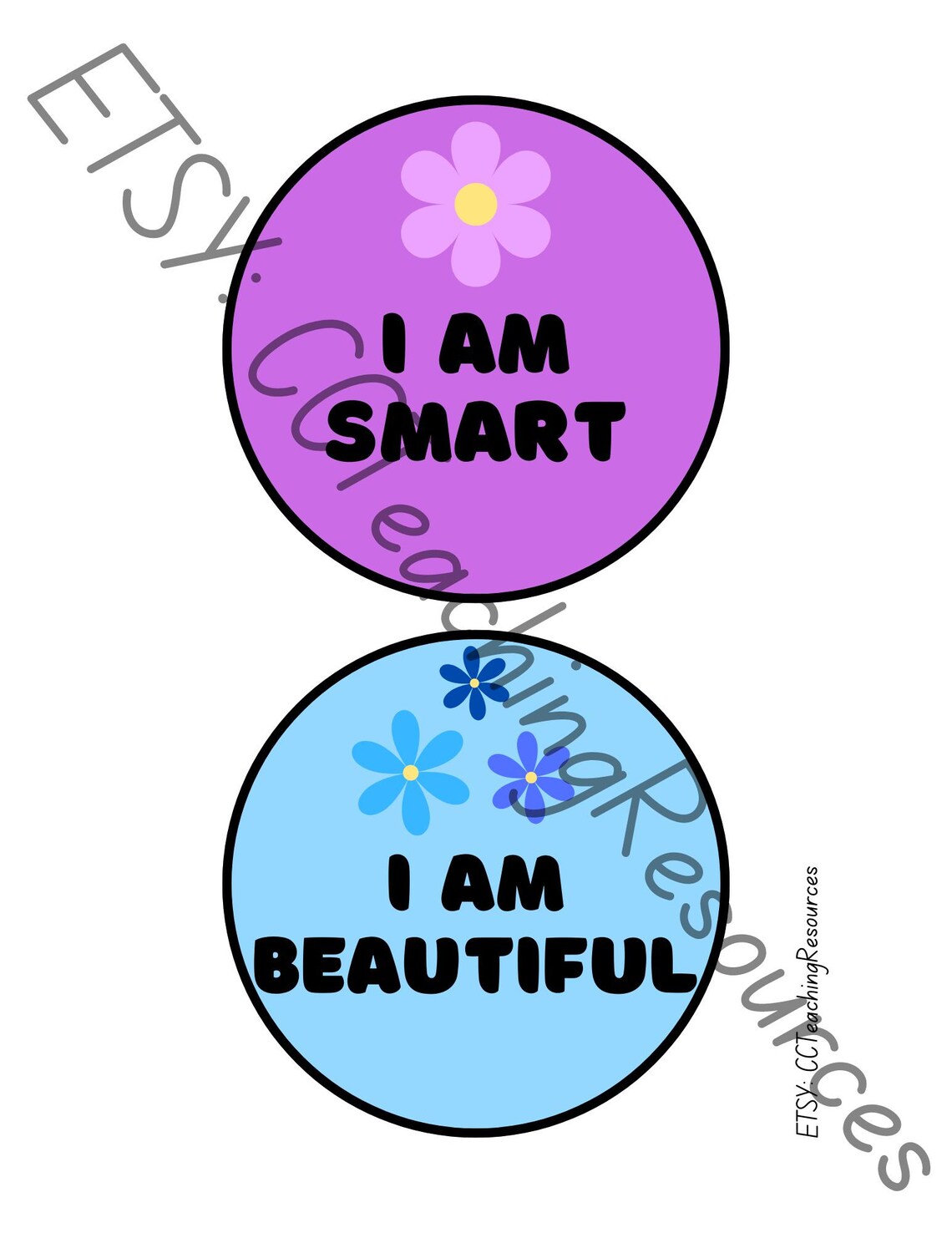 Flower Themed Classroom Affirmations, Classroom Affirmations ...