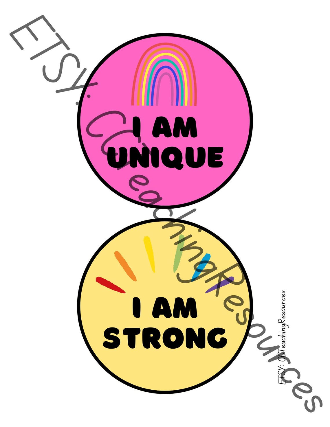 Rainbow Theme Classroom Affirmations, Classroom Affirmations ...