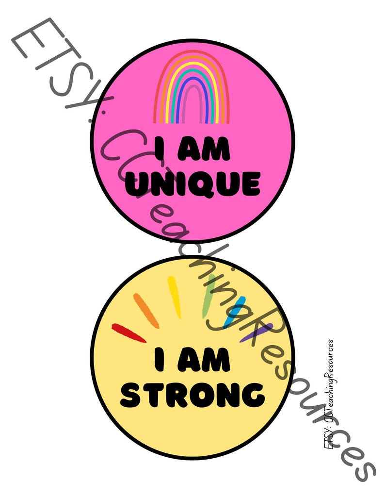 Rainbow Theme Classroom Affirmations, Classroom Affirmations ...