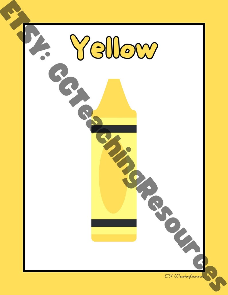 Colour Posters, Crayon Posters, Classroom Decor, Classroom Display ...