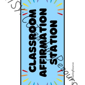 Rainbow Theme Classroom Affirmations, Classroom Affirmations ...