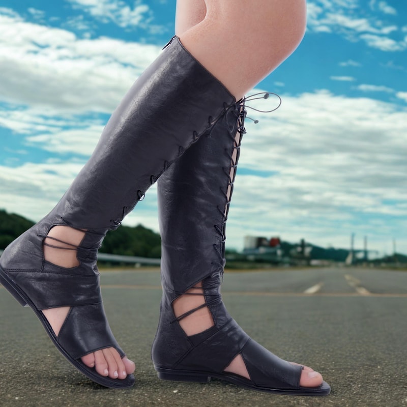 Roman Gladiator Boots - Etsy