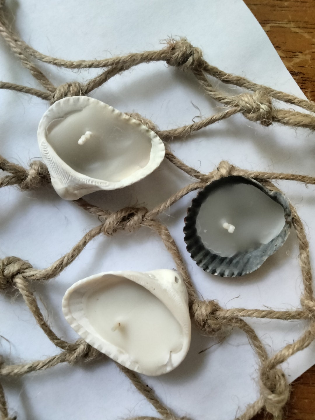 Seashell Tealight Candle - Etsy