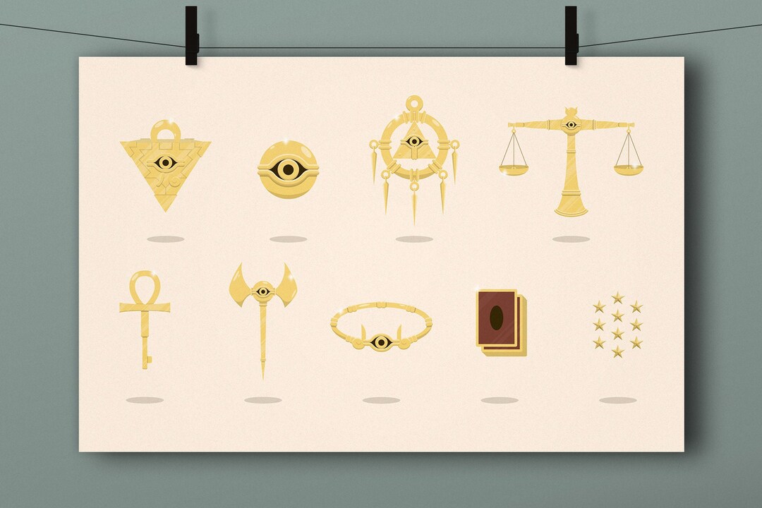 Yu-gi-oh Millennium Items 11x17 Print - Etsy