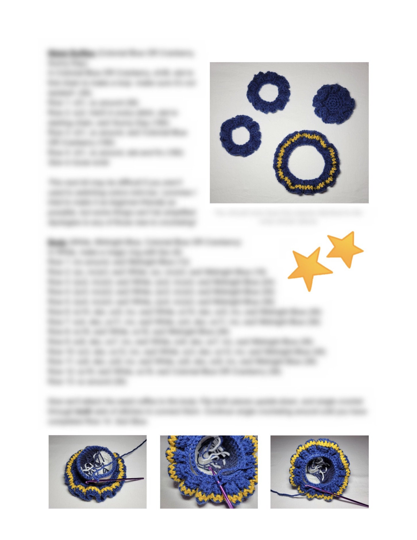 PDF PATTERN DOWNLOAD Moondrop Crochet Plushie - Etsy