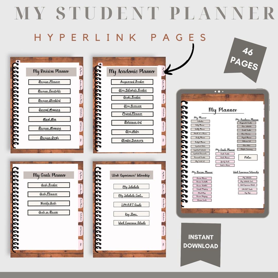 Ultimate Student Digital Planner, Stay Organized and Productive ...