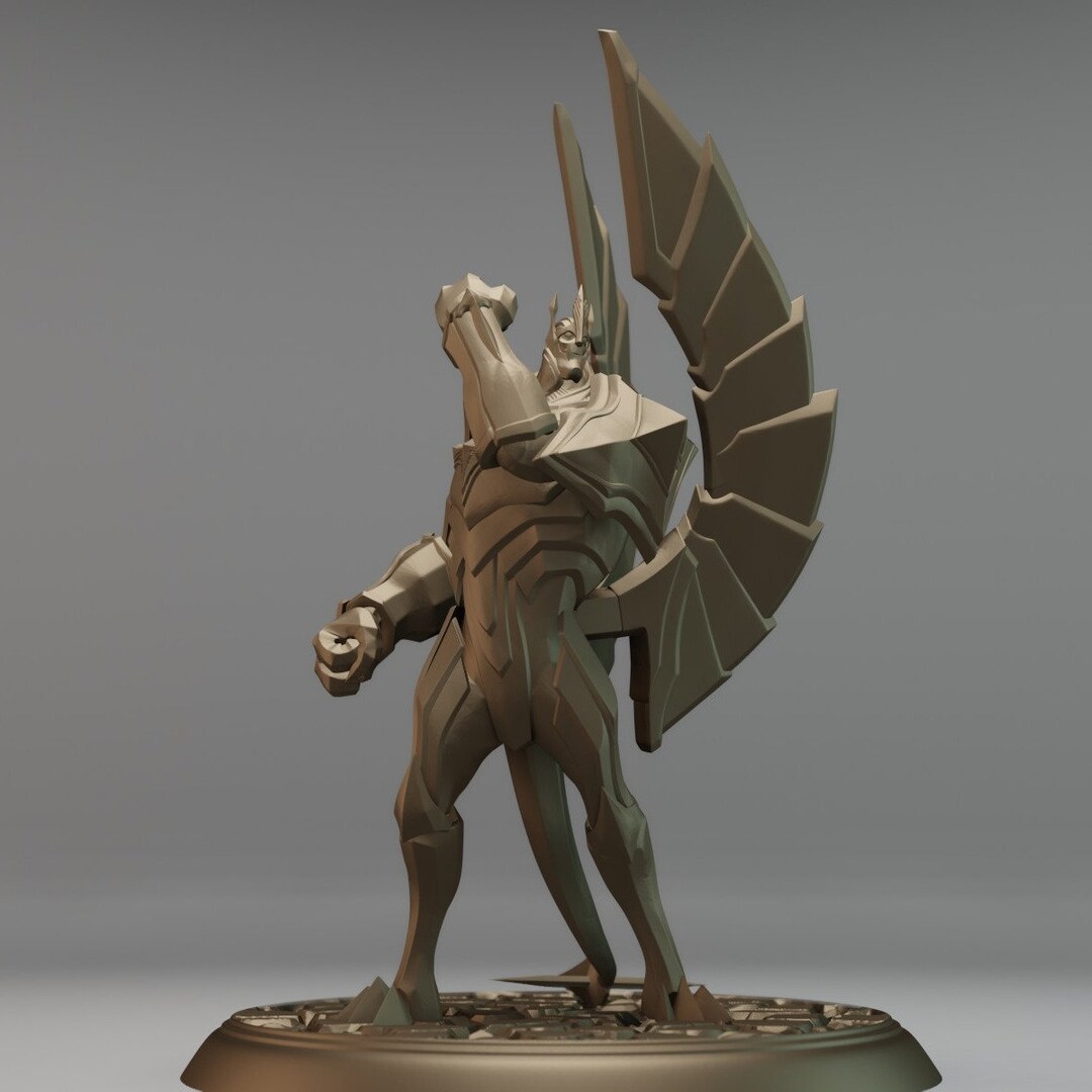 Galio League of Legends Figure 100% Gray Resin - Etsy