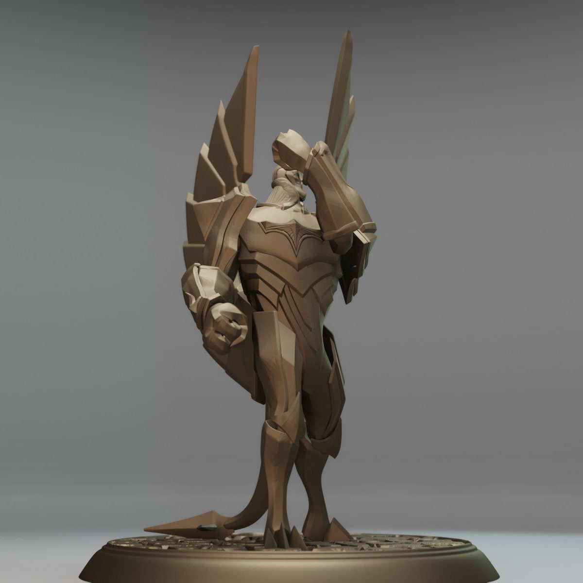 Galio League of Legends Figure 100% Gray Resin - Etsy