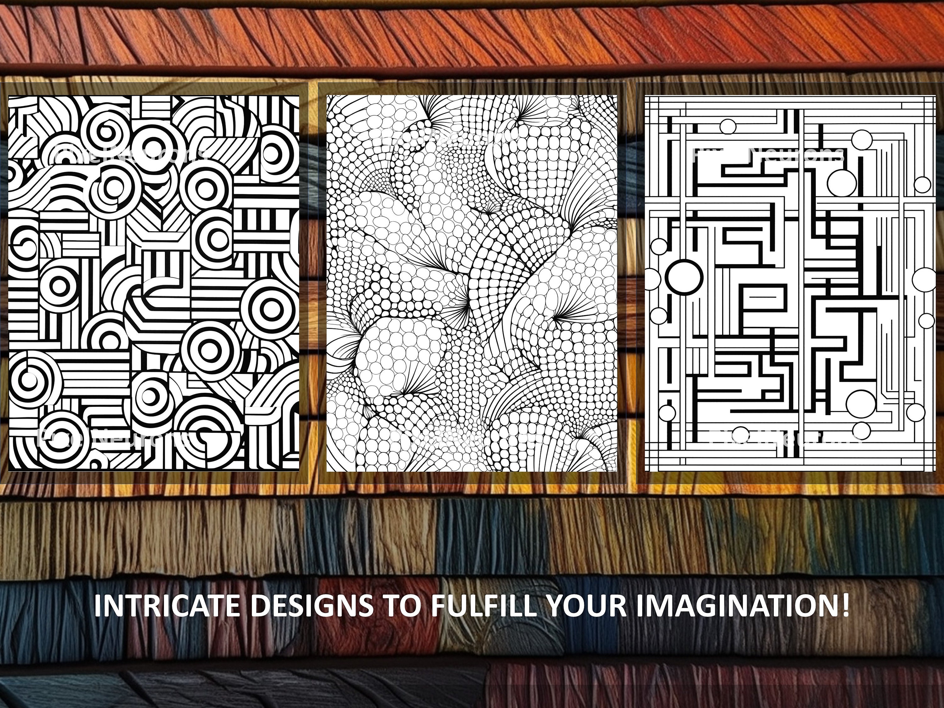 Mindful Patterns Coloring Book 25 Geometric Shapes for Peaceful ...