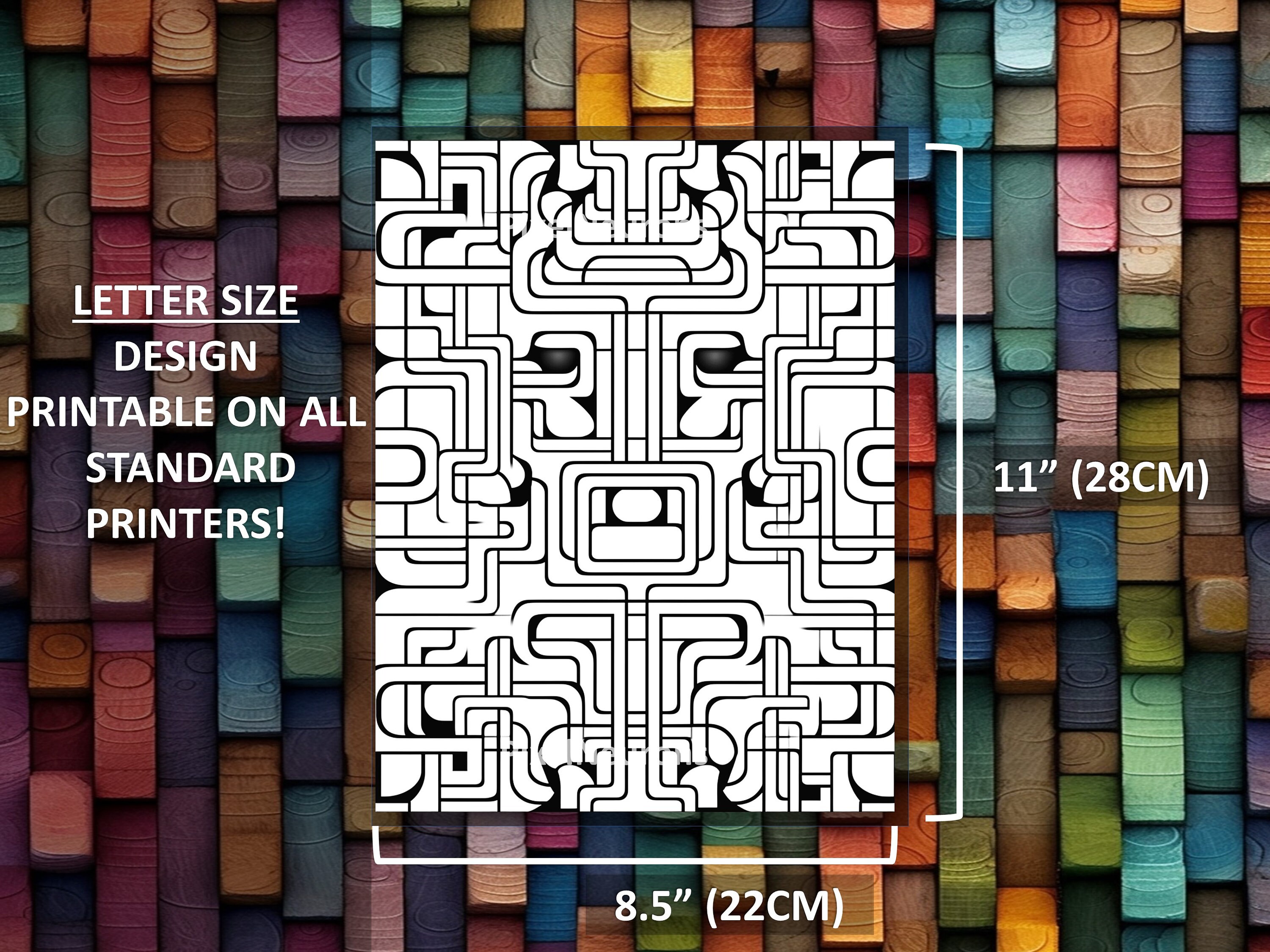 Mindful Patterns Coloring Book 25 Geometric Shapes for Peaceful ...