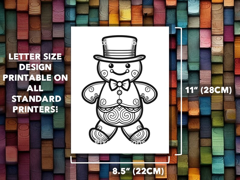 Gingerbread Holiday Coloring Book - 25 Christmas & Family Designs ...