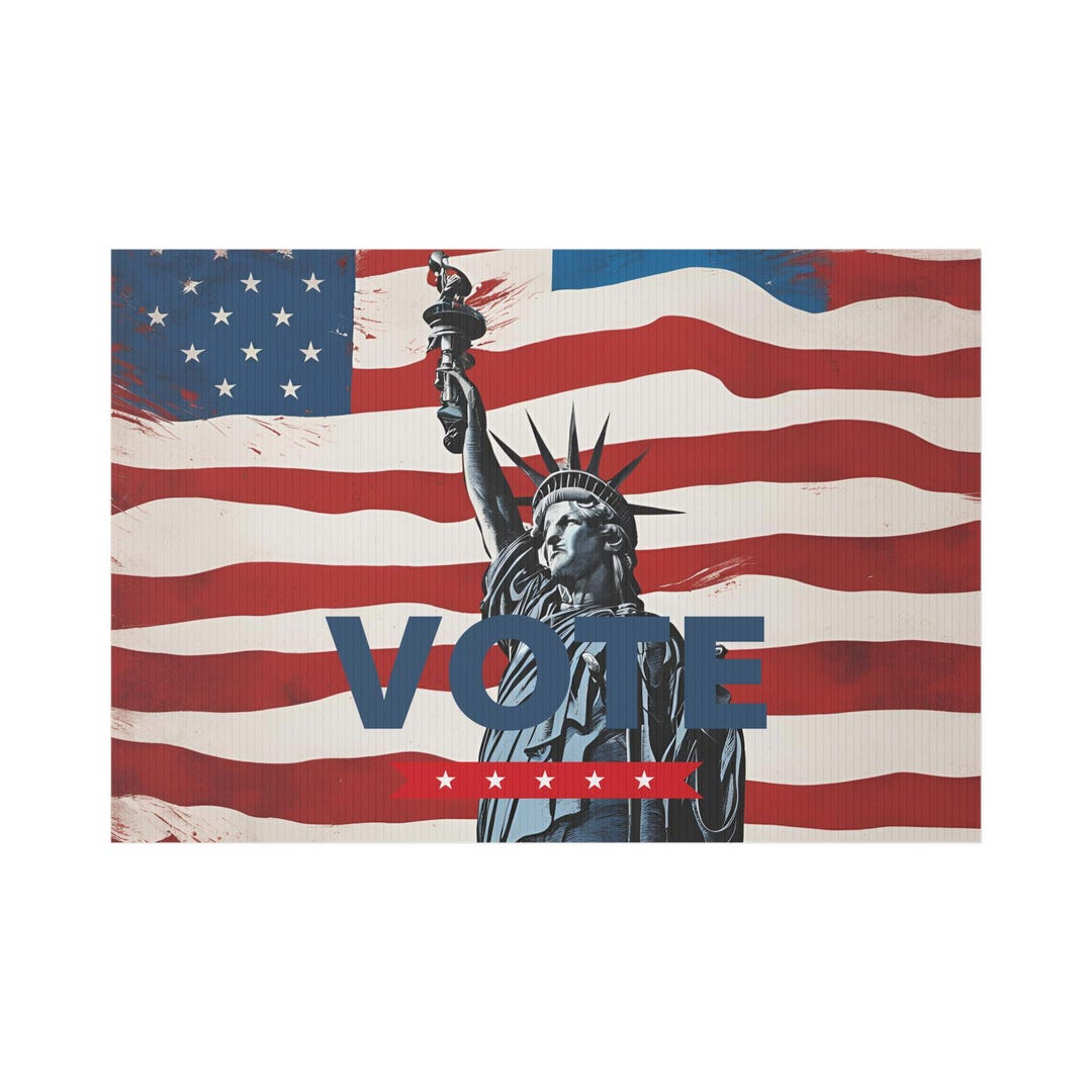 Elections Yard Sign, Vote Yard Sign, Political Party Sign, US Elections ...
