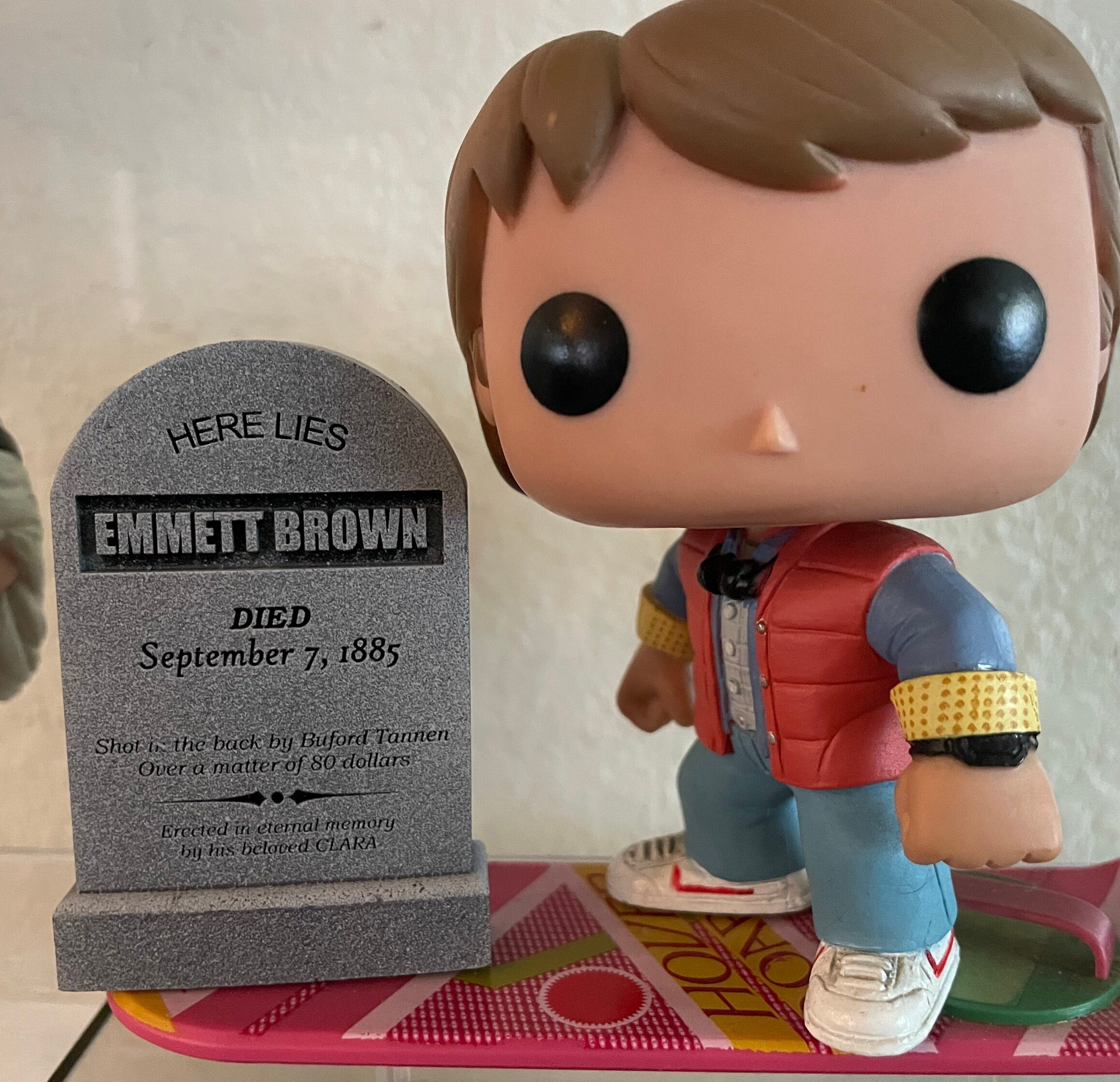 Emmett Brown 2.5 Funko Sized Replica Grave Back to the - Etsy