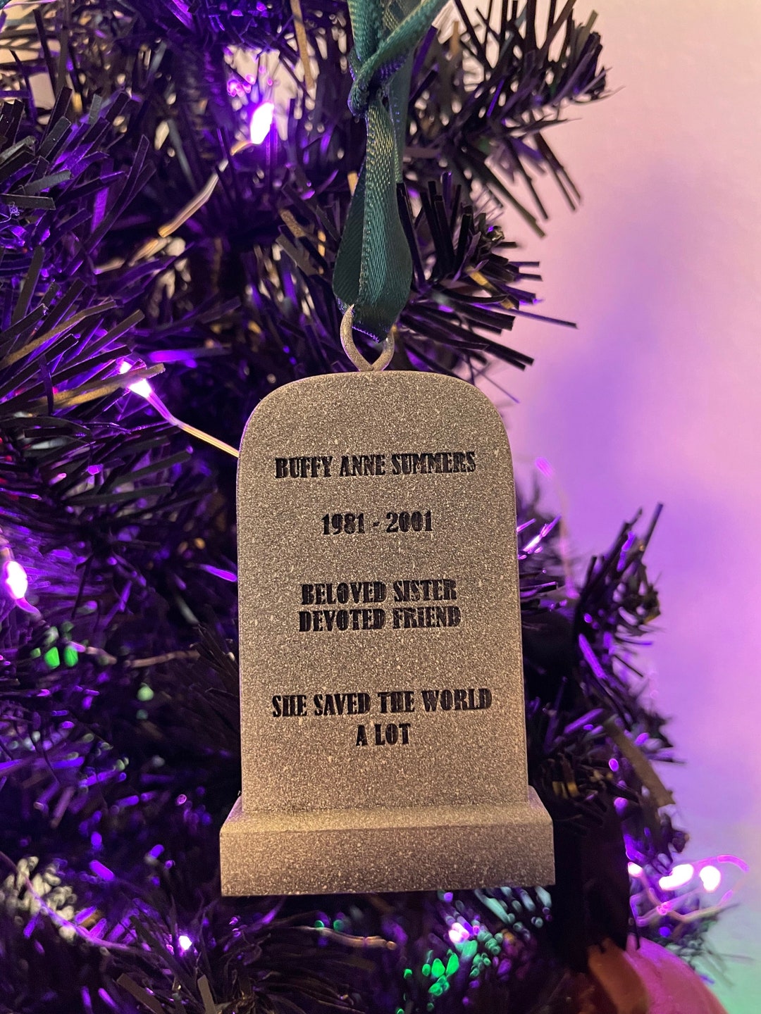 Buffy the Vampire Slayer Replica Grave Ornament - Etsy UK