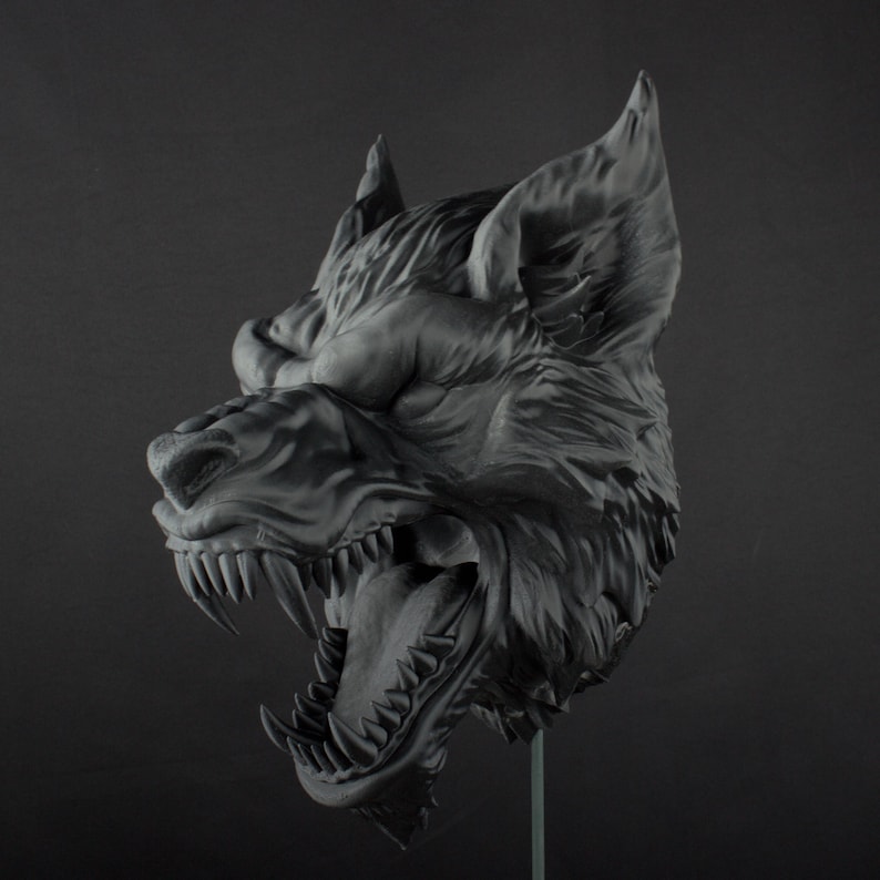 Wall Mounted Werewolf Head and Hands - Etsy