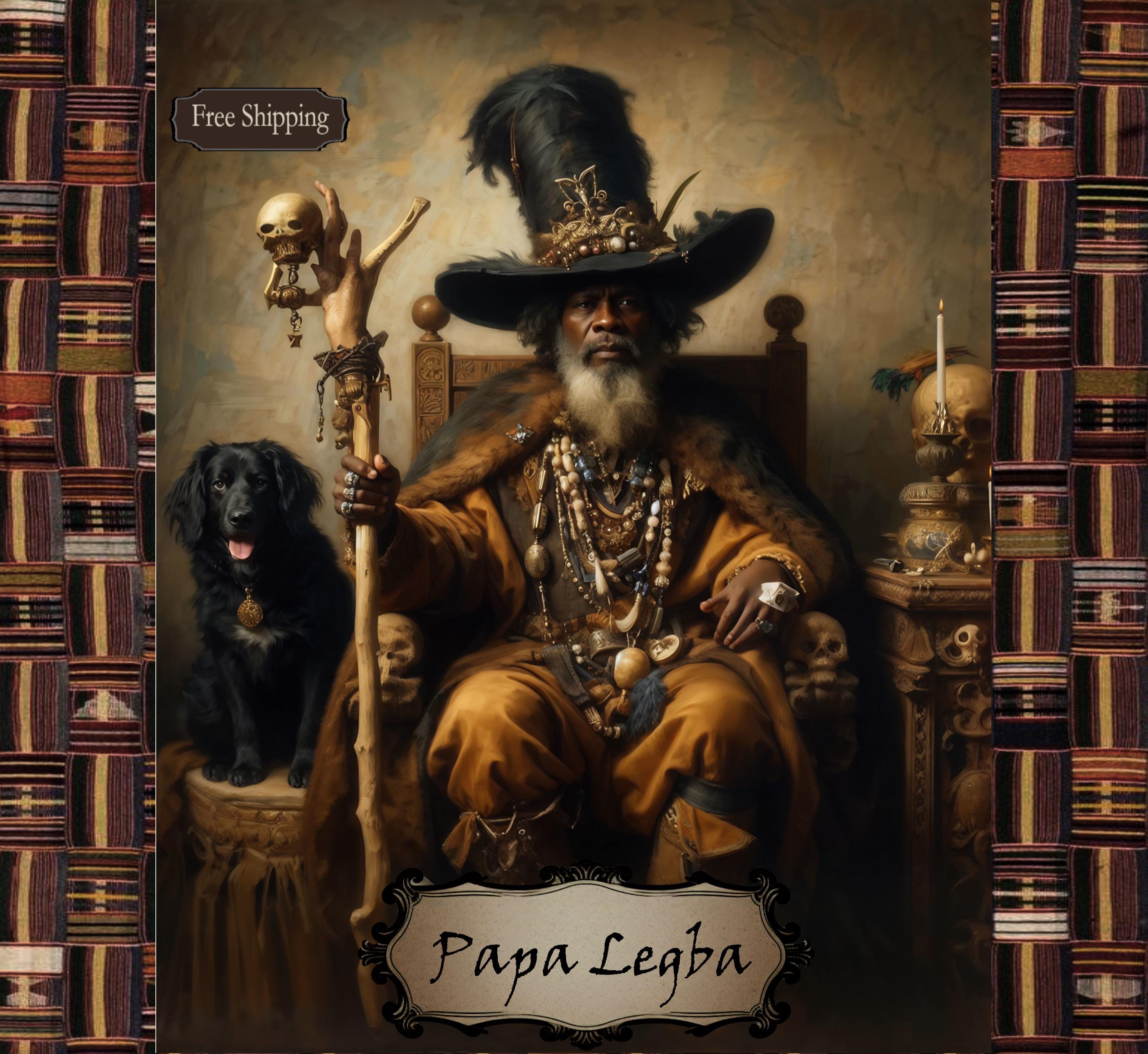 VOODOO KING, Papa Legba, Occult Art, Magic Art, Creepy Art, Halloween ...