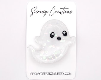 GHOST Hair Clip - Etsy