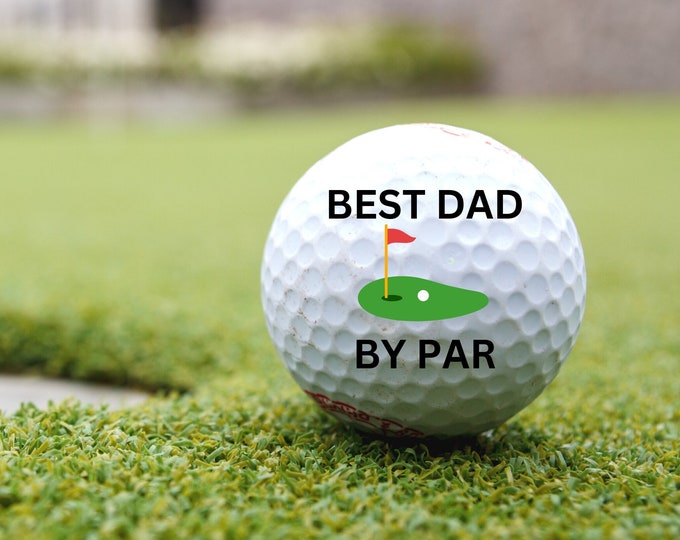 Custom Golf Ball, Fathers Day Golf Balls, Golf Ball for Dad ...