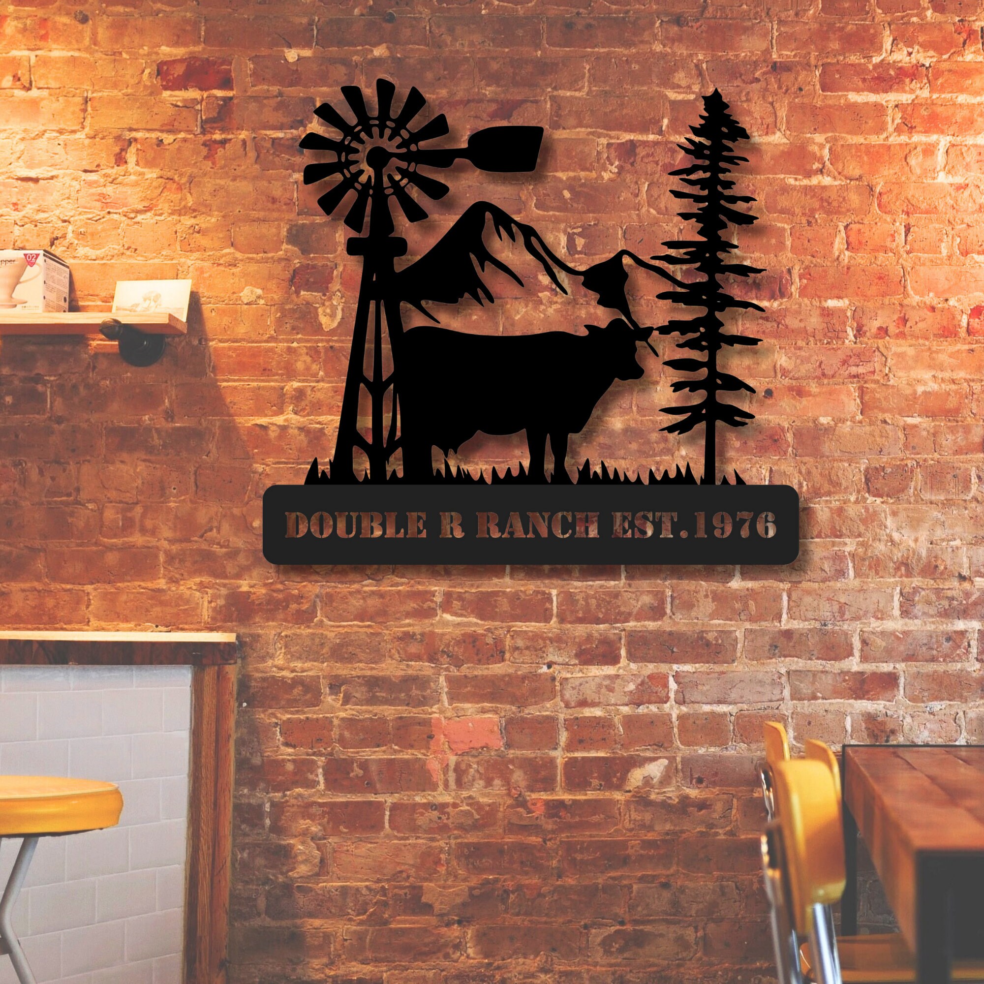 Custom Rancher Style Metal Sign, Man Cave Sign, Outdoors Sign, Ranch ...