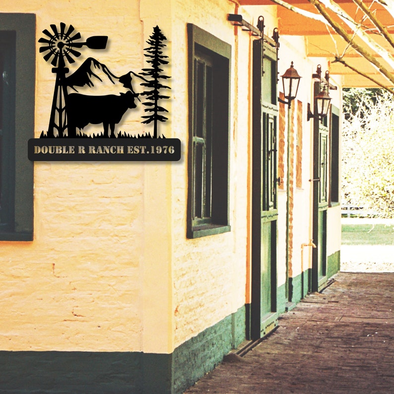 Custom Rancher Style Metal Sign, Man Cave Sign, Outdoors Sign, Ranch ...