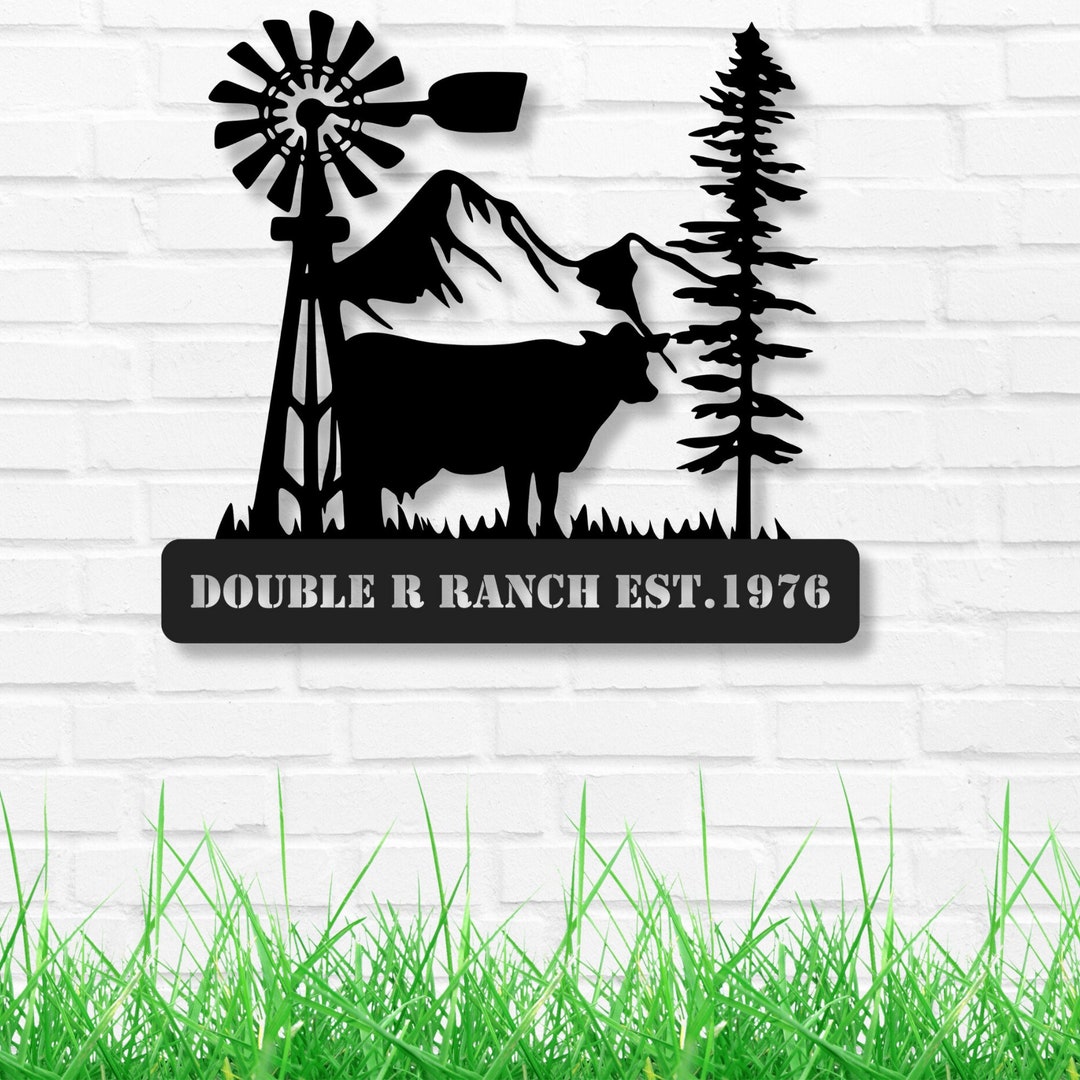 Custom Rancher Style Metal Sign, Man Cave Sign, Outdoors Sign, Ranch ...