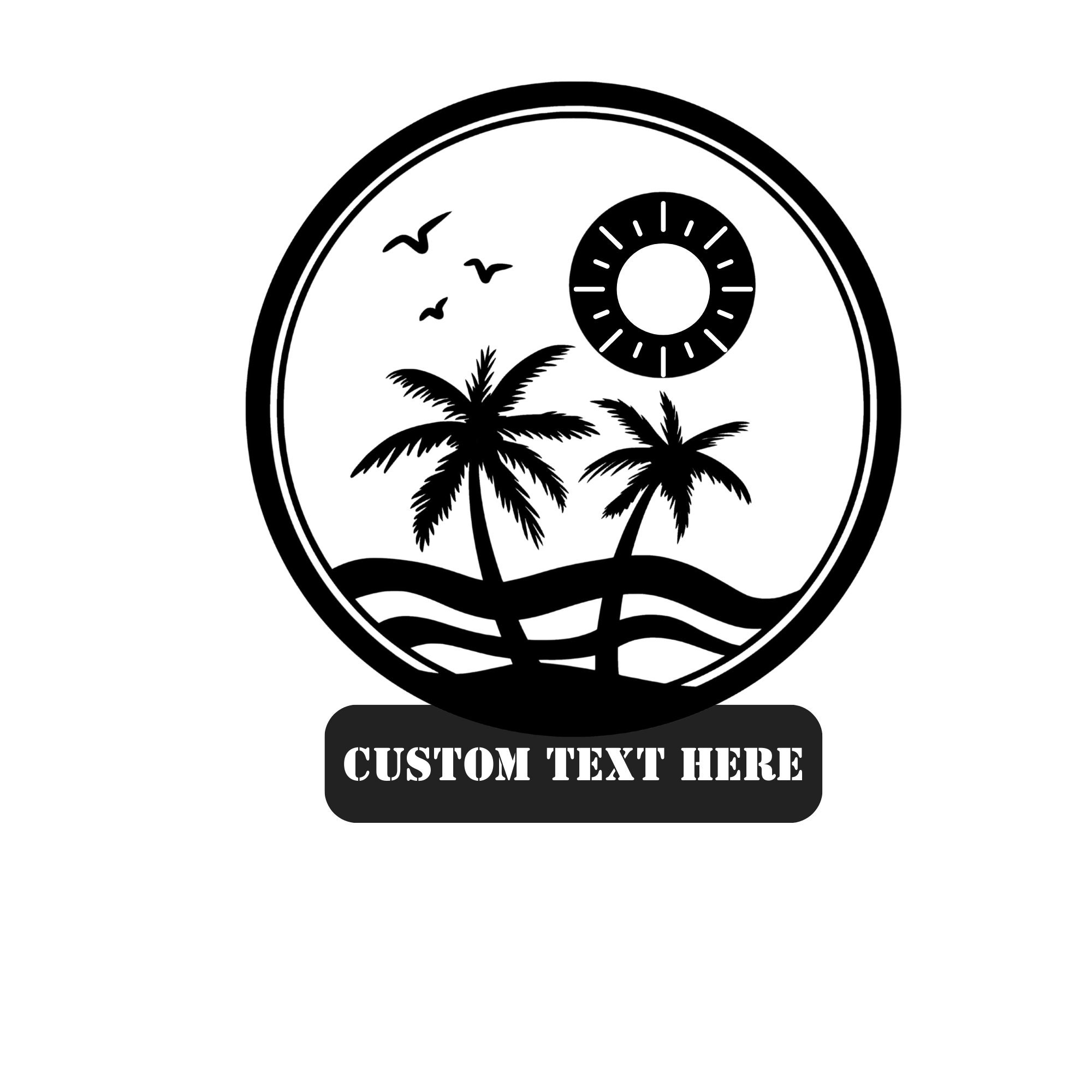 Custom Beach Sign, Metal Beach House Sign, Beach House Decor, Outdoor ...