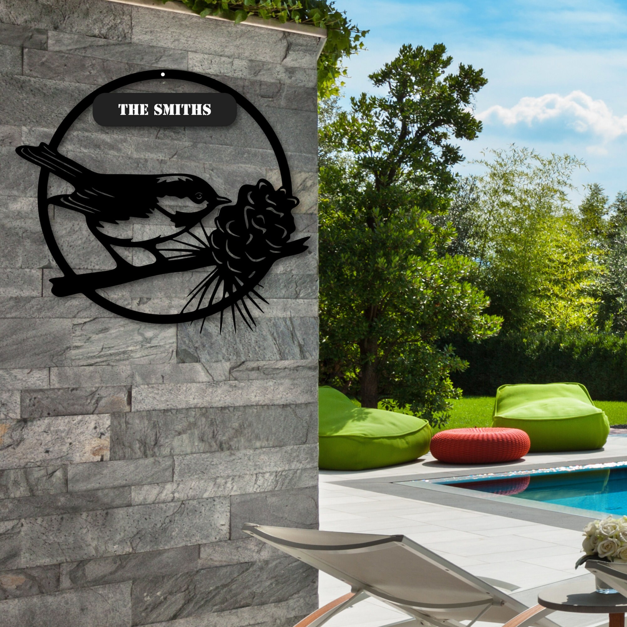 Custom Bird Metal Sign, Outdoors Sign, Camp Sign, House Sign ...