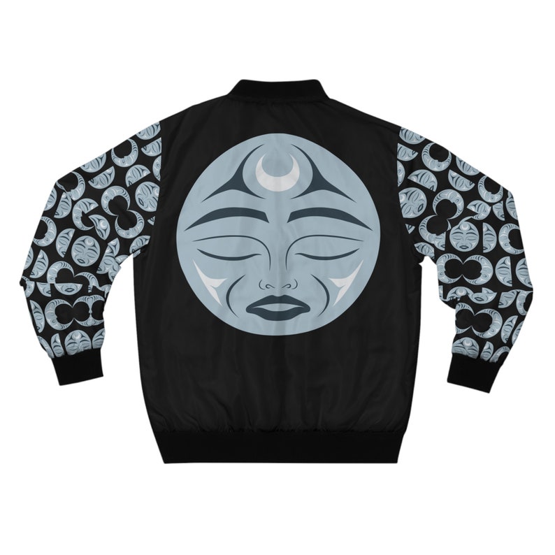 Coast Salish Moon Indigenous Native Men's Bomber Jacket (AOP) - Etsy