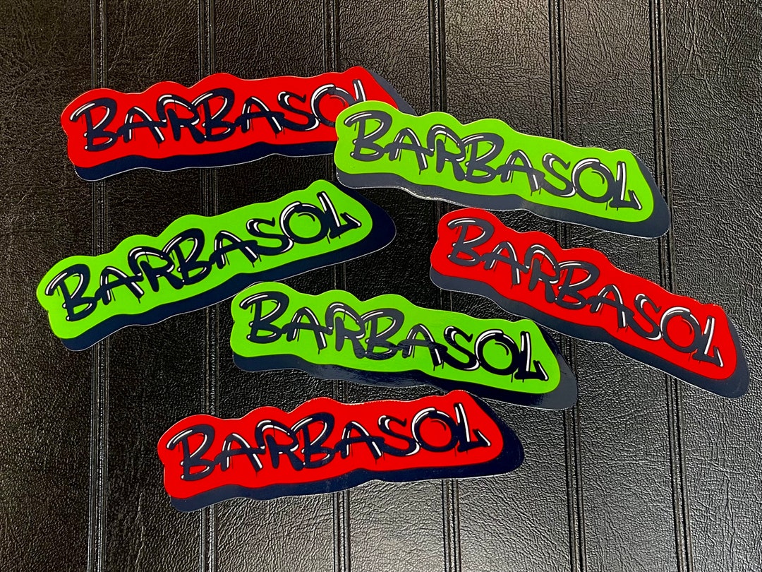 Barbasol Bottle Label Die Cut Sticker Graffiti Style - Etsy