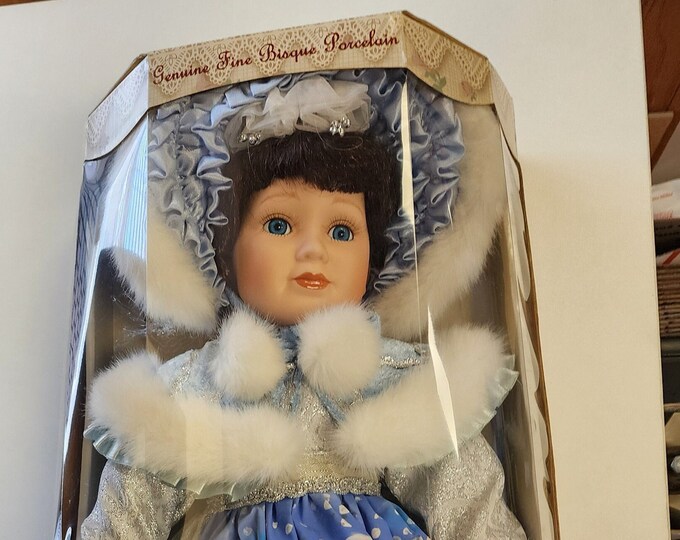 Adorable Memories Porcelain Doll Hand Painted Winter Dress - Etsy