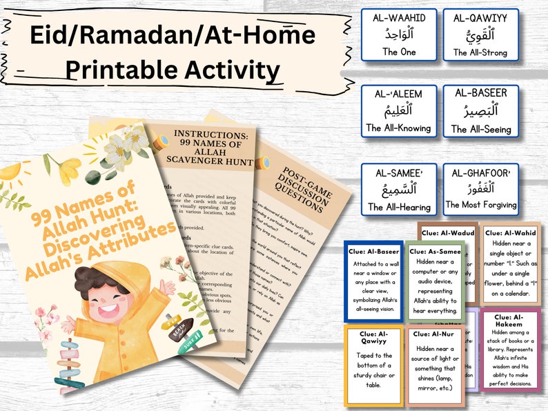 Eid Activity Printable, Scavenger Hunt, Ramadan Activity Book, Muslim Games, Eid Activity Book ...