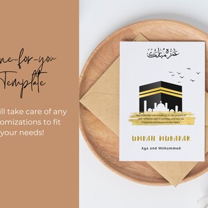 Personalized Umrah Mubarak Printable | Umrah Gift | Digital Print ...