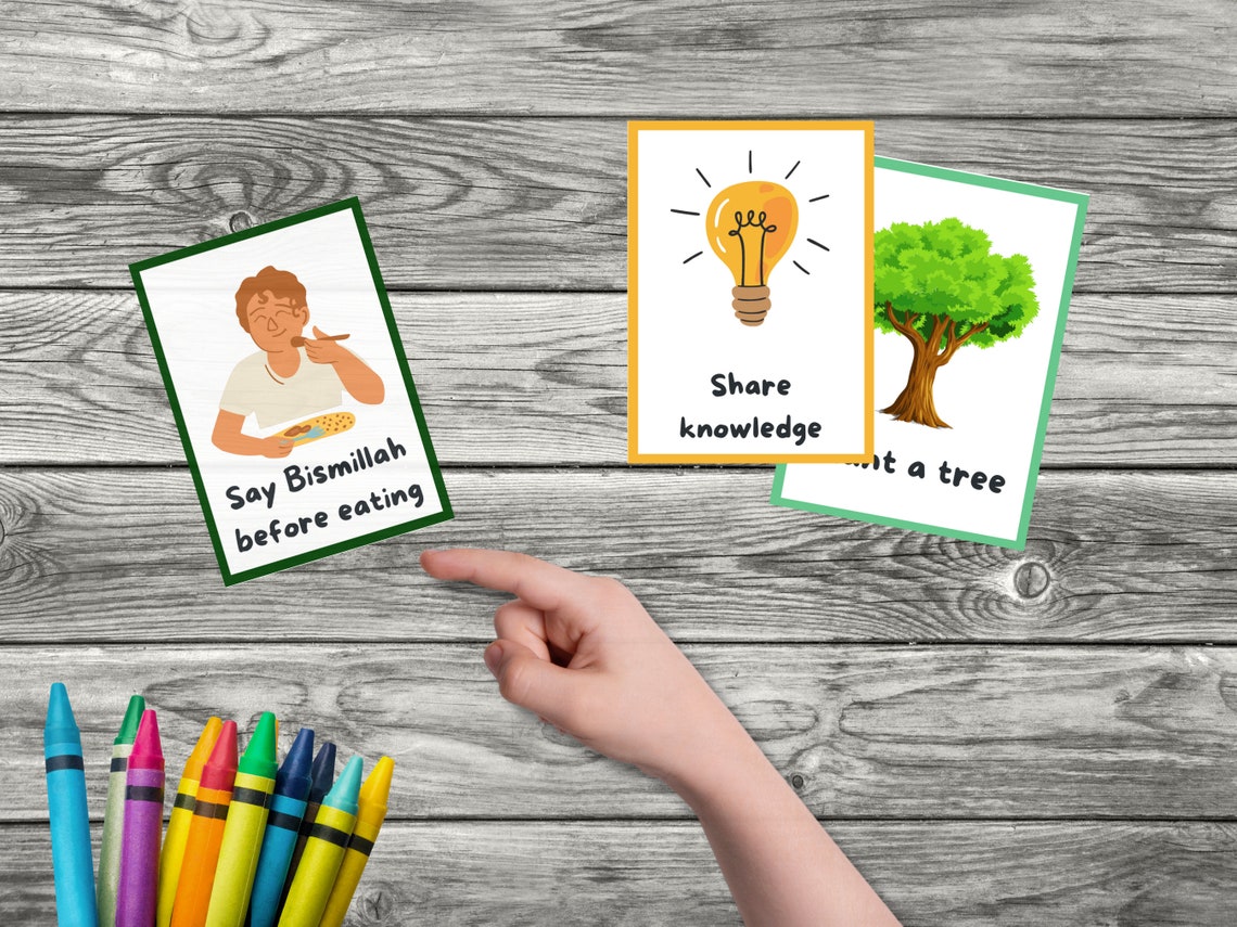 Good Deeds Cards Printable, Islamic Gifts, Eid Gifts, Islam Cards ...