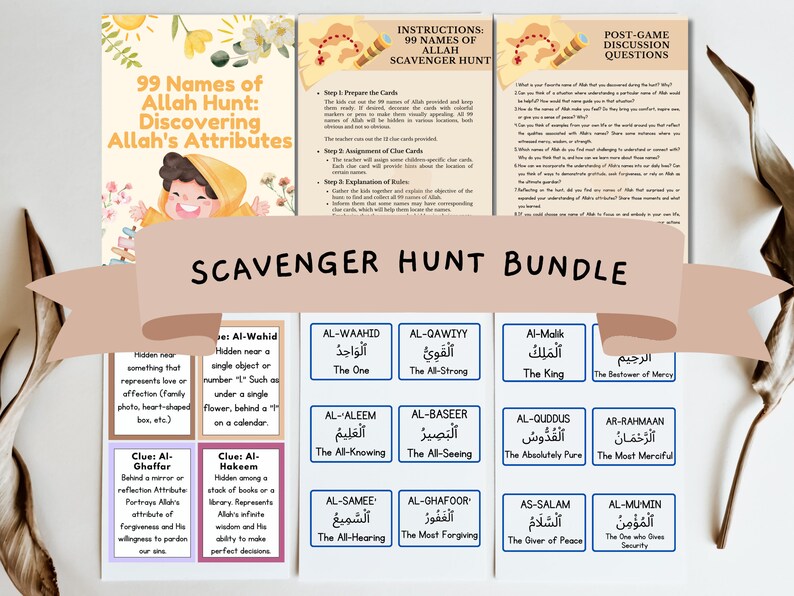 Eid Activity Printable, Scavenger Hunt, Ramadan Activity Book, Muslim ...
