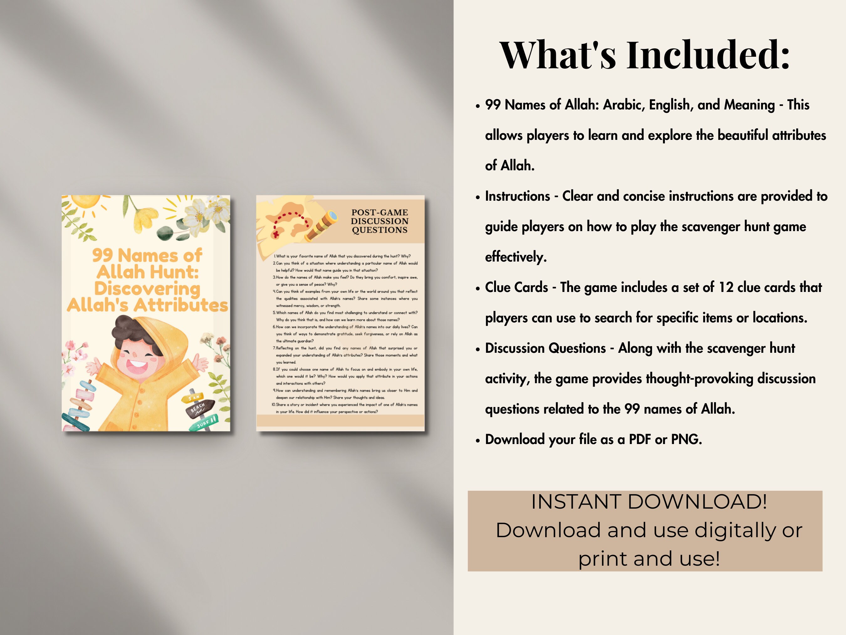 Eid Activity Printable, Scavenger Hunt, Ramadan Activity Book, Muslim ...