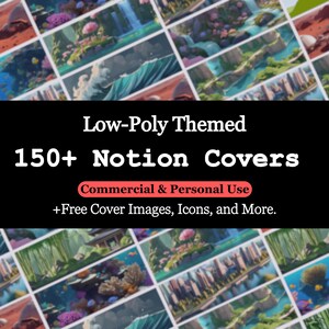 150+ Notion Covers | Low-poly Inspired Notion Dashboard | Notion ...