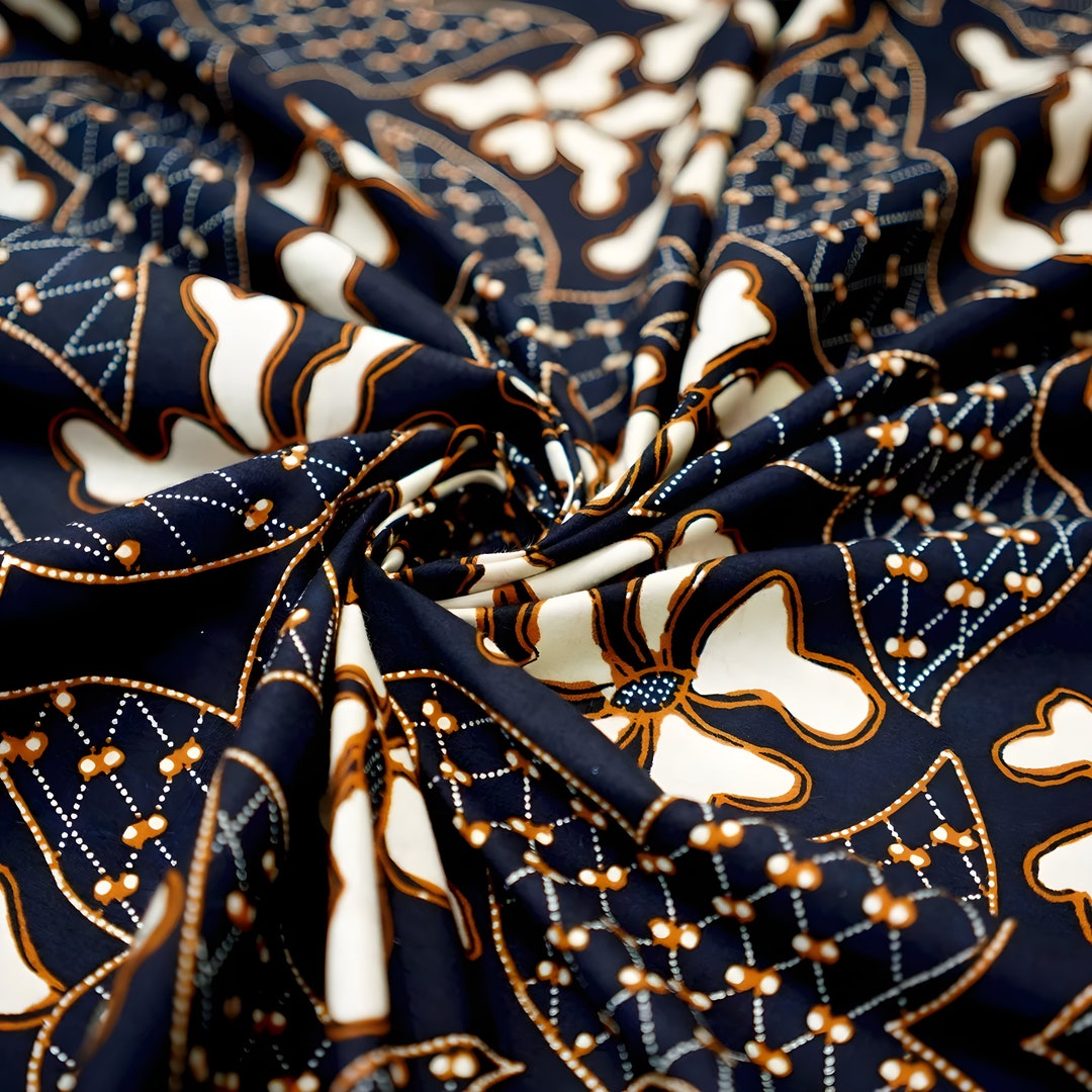 Batik Cassava Leaves Crafting Fabric Gift for Plant Lover - Etsy