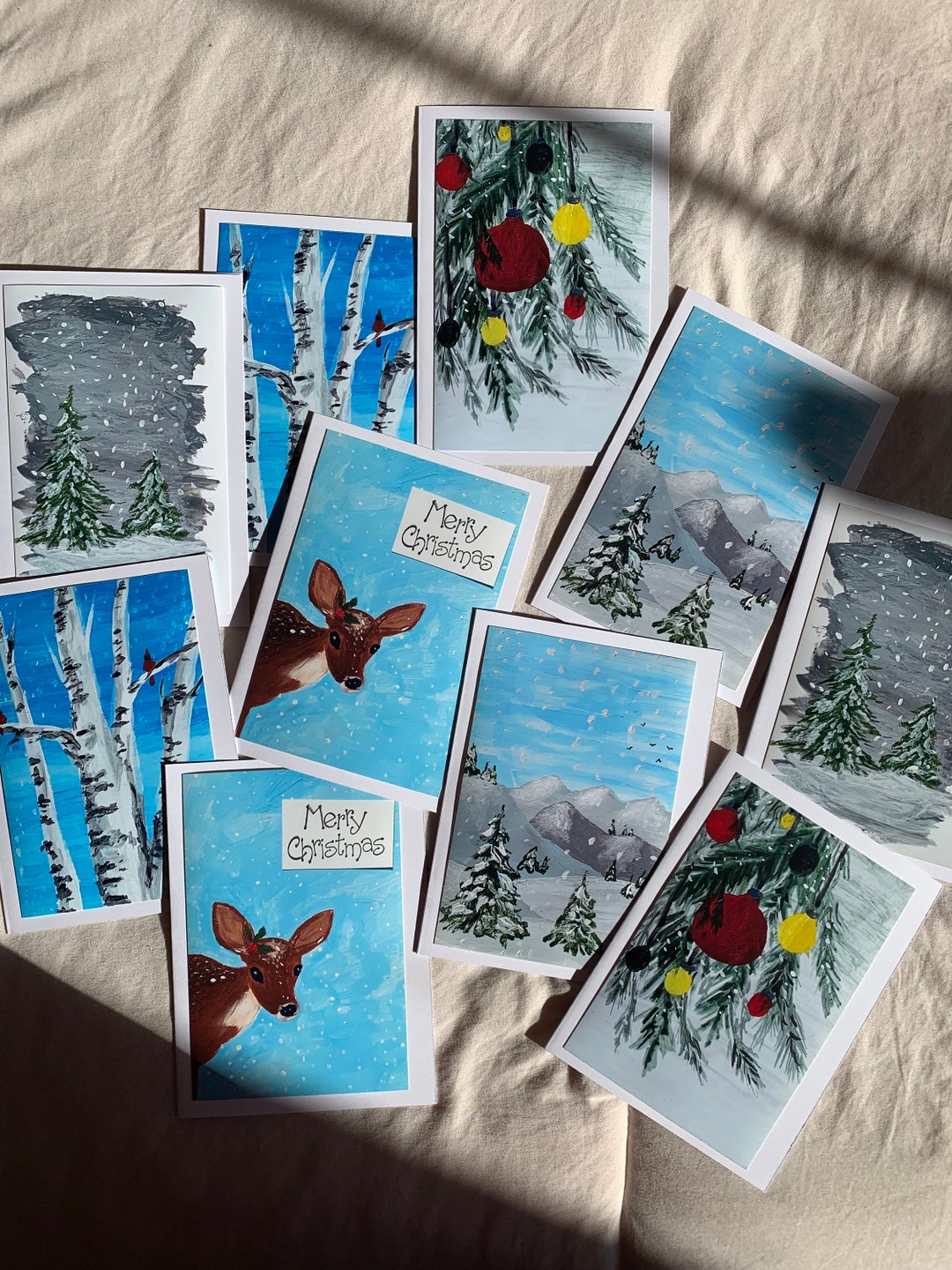Original Painting Christmas Cards, Prints of My Original Paintings on ...