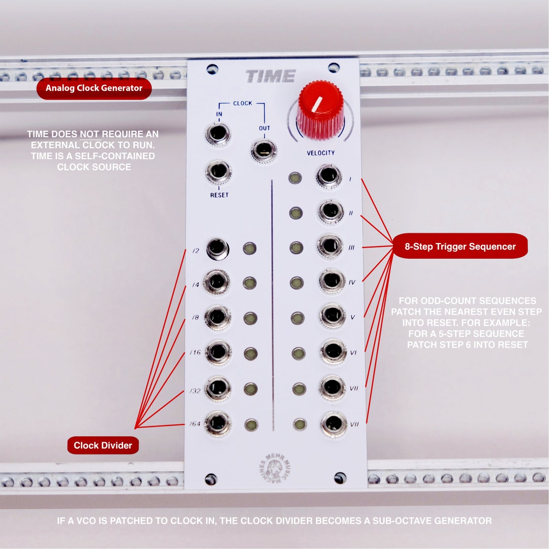 Time - Analog Clock Generator, Clock Divider and Trigger Sequencer ...