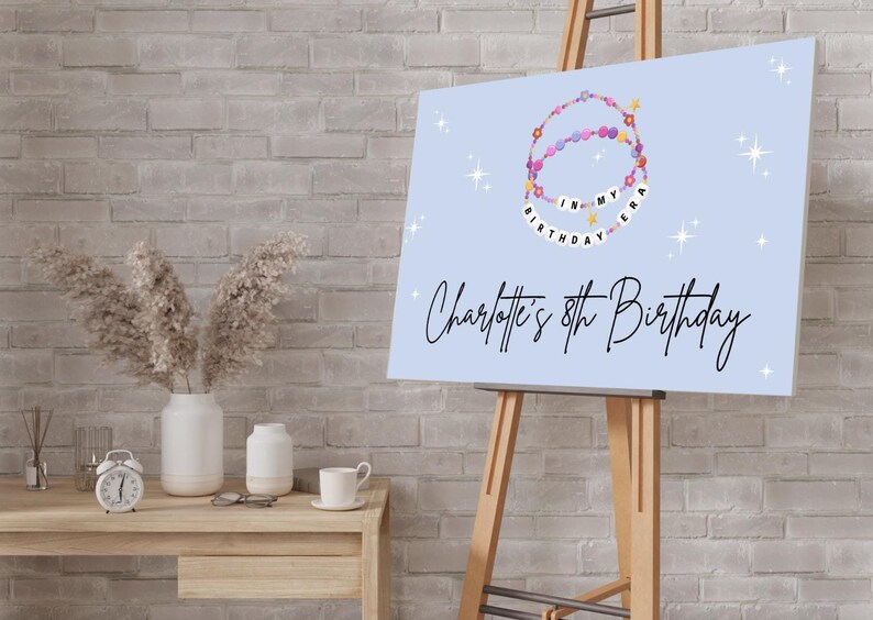 In My Birthday Era Digital File Birthday Welcome Sign, Self Edit on ...
