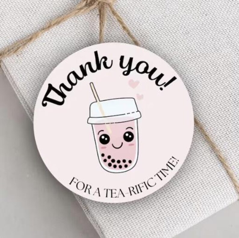 Boba Tea Par-tea Birthday Digital Files Printable Bundle, Self Edit on ...