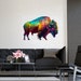 Rainbow Buffalo Sacred Buffalo, Native American Buffalo Art Print ...