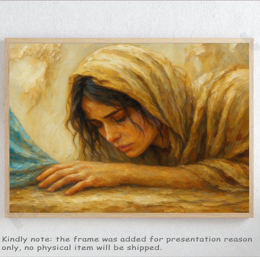 Jesus Heals A Woman -faith Has Saved You - Fringe of Jesus' Garment ...