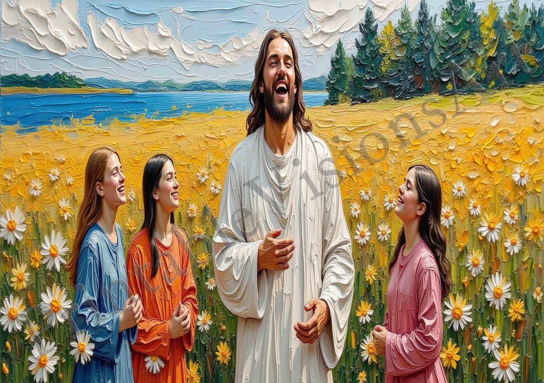 Savior's Joy, Christian Art, Jesus Picture, LDS Printable, Bible Art ...