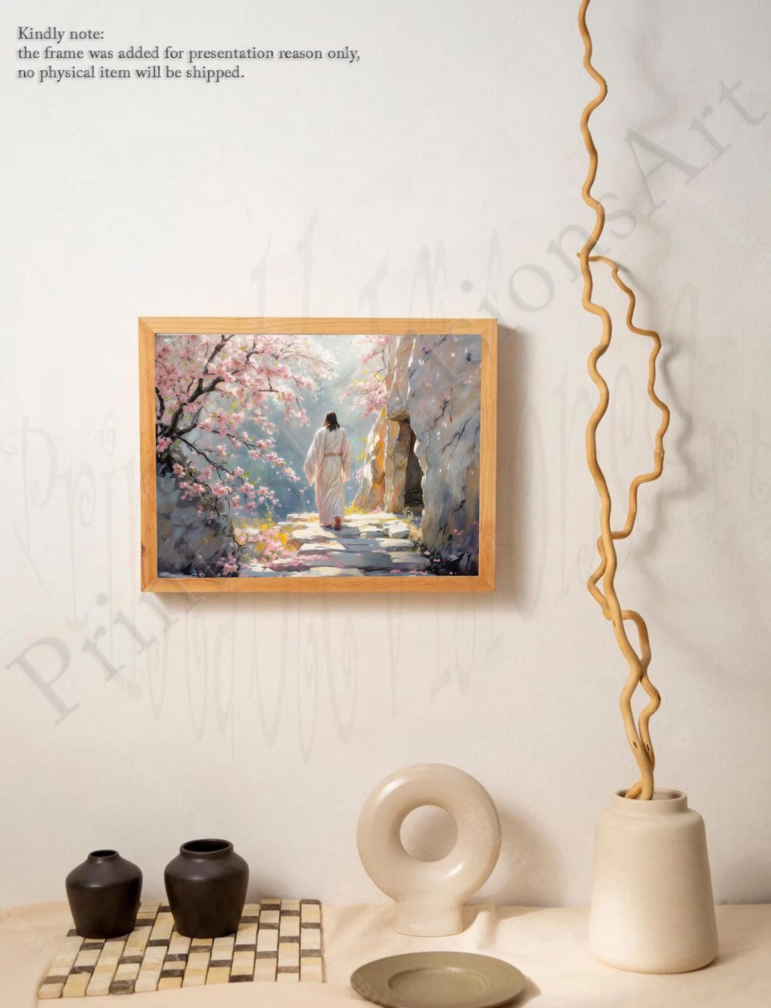 Digital Download Jesus Christ Resurrected Painting | He is Risen Art ...